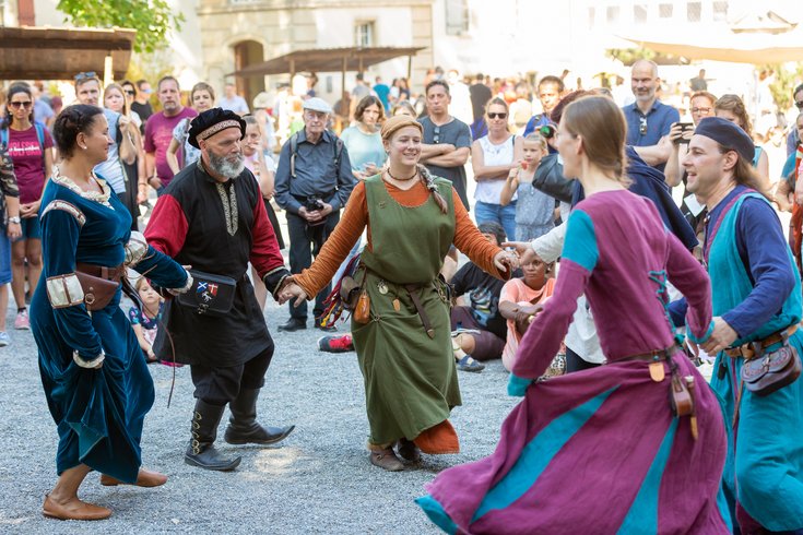 Mittelaltermarkt mit viel Spektakel - Schloss Lenzburg